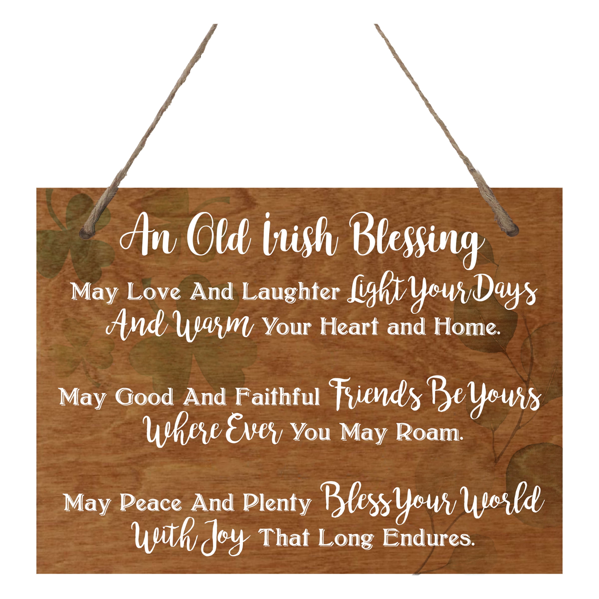 Lifesong Milestones Inspirational Irish Rope Baltic Birch Sign 8x10in ...