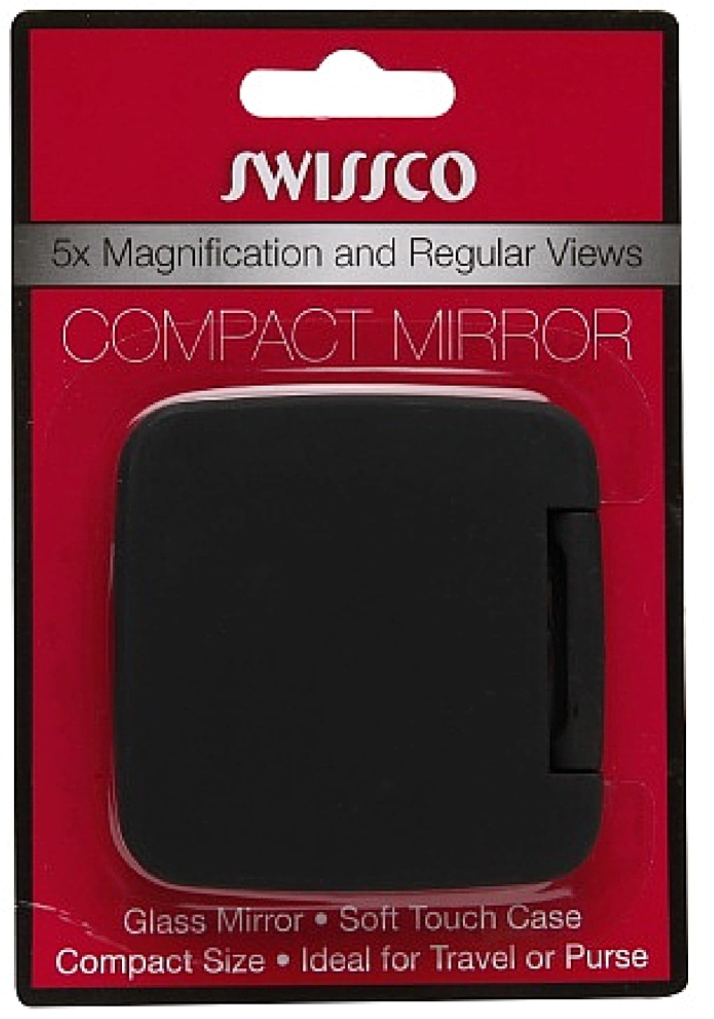 Swissco 5x Magnification & Regular Views Compact Mirror 1 ea (Pack of 3 ...