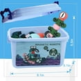 Magnetic Monster Robot Building Toy Set with storage box, 35 PCS ...
