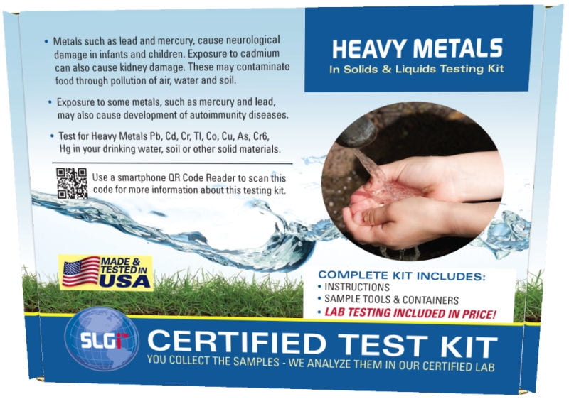 Heavy Metals Test Kit in Ground/Waste Water or Soil 1PK (5 Bus. Days ...