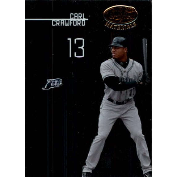 2005 Leaf Certified Materials #22 Carl Crawford MLB Baseball Trading ...