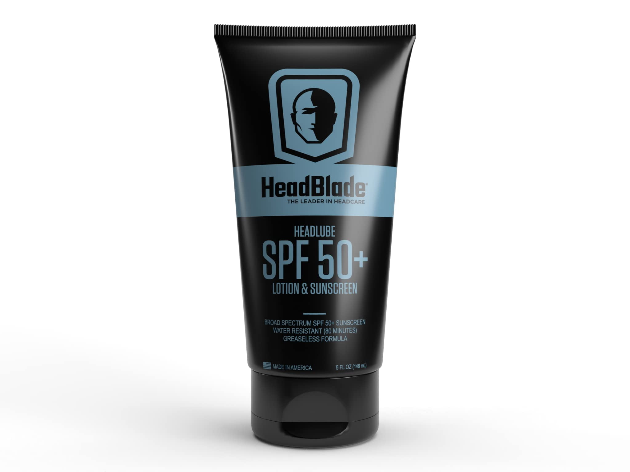 Loción y protector solar HeadBlade HeadLube SPF 50 para hombres ...