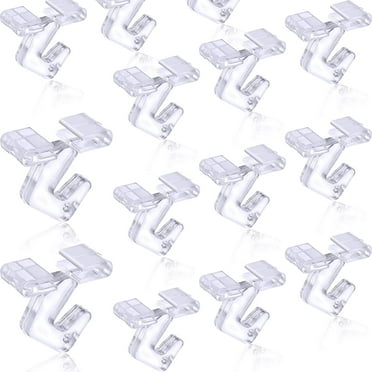 Clear Plastic Drop Ceiling Hooks with Hinge - One Piece Grid Ceiling ...