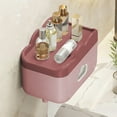CaiYueKe Wall Mount Toilet Paper Holder Bathroom Tissue Box Dispenser ...