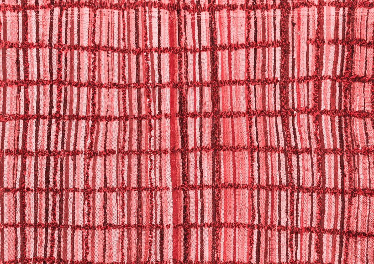 Ahgly Company Machine Washable Indoor Rectangle Abstract Red Modern ...