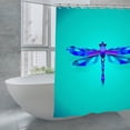 Cute Dragonfly Shower Curtain 70.8x70.8 Inch,Bathroom Shower Curtain ...