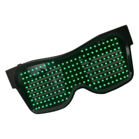 pitrice Bluetooth LED Eye Glasses APP Control cosplay anime up mask ...