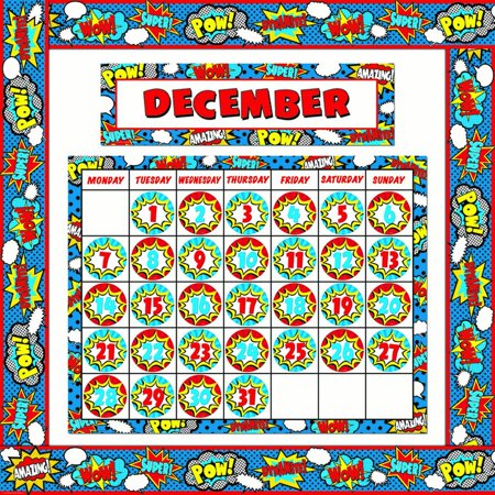 Superhero Calendar Set | Walmart Canada