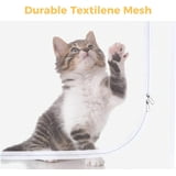 DERCLIVE Pets Proof Cat Screen Door, Breathable Mesh, 85x210cm, Zipper ...