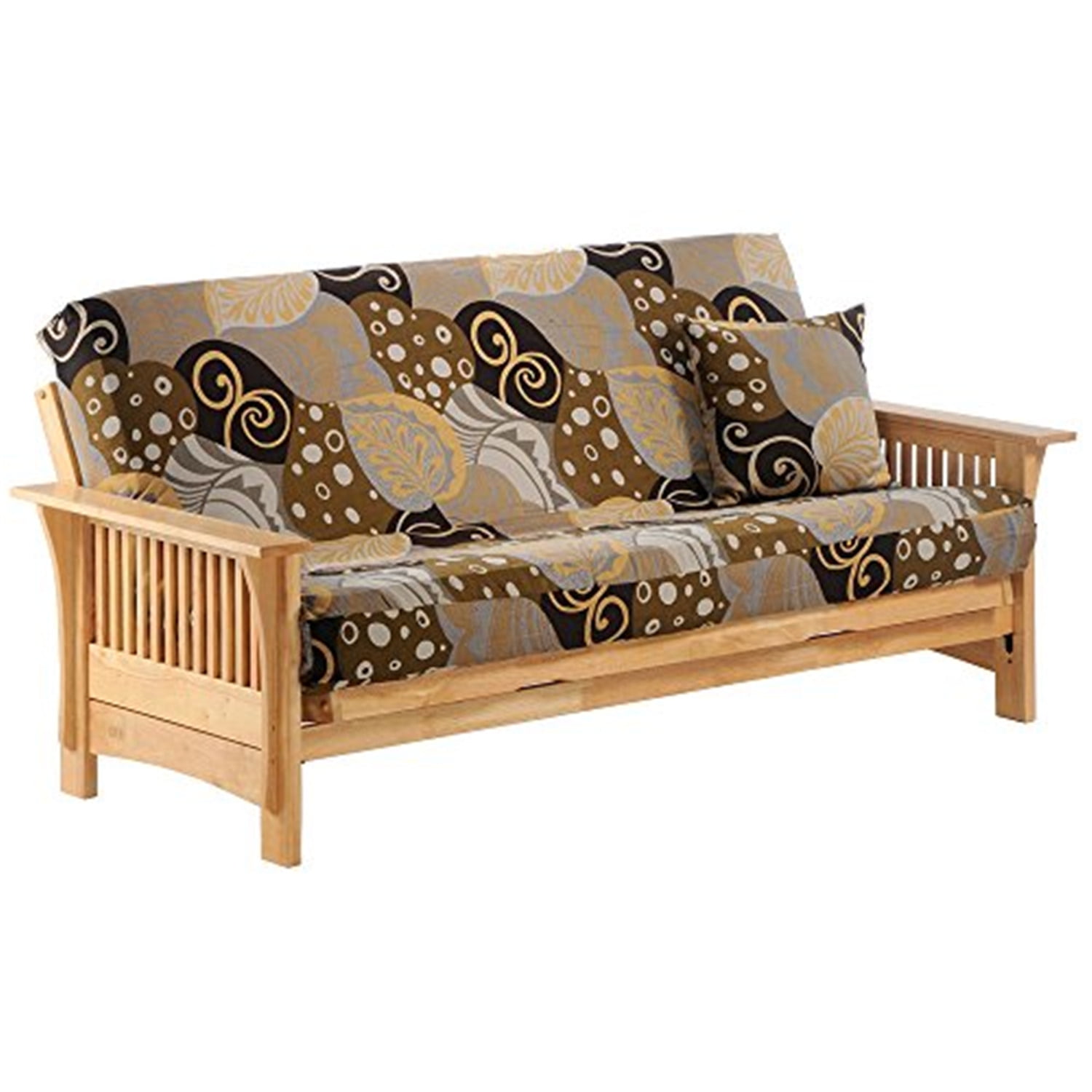 Autumn Queen Futon Frame in natural finish-Finish:Natural - Walmart.com