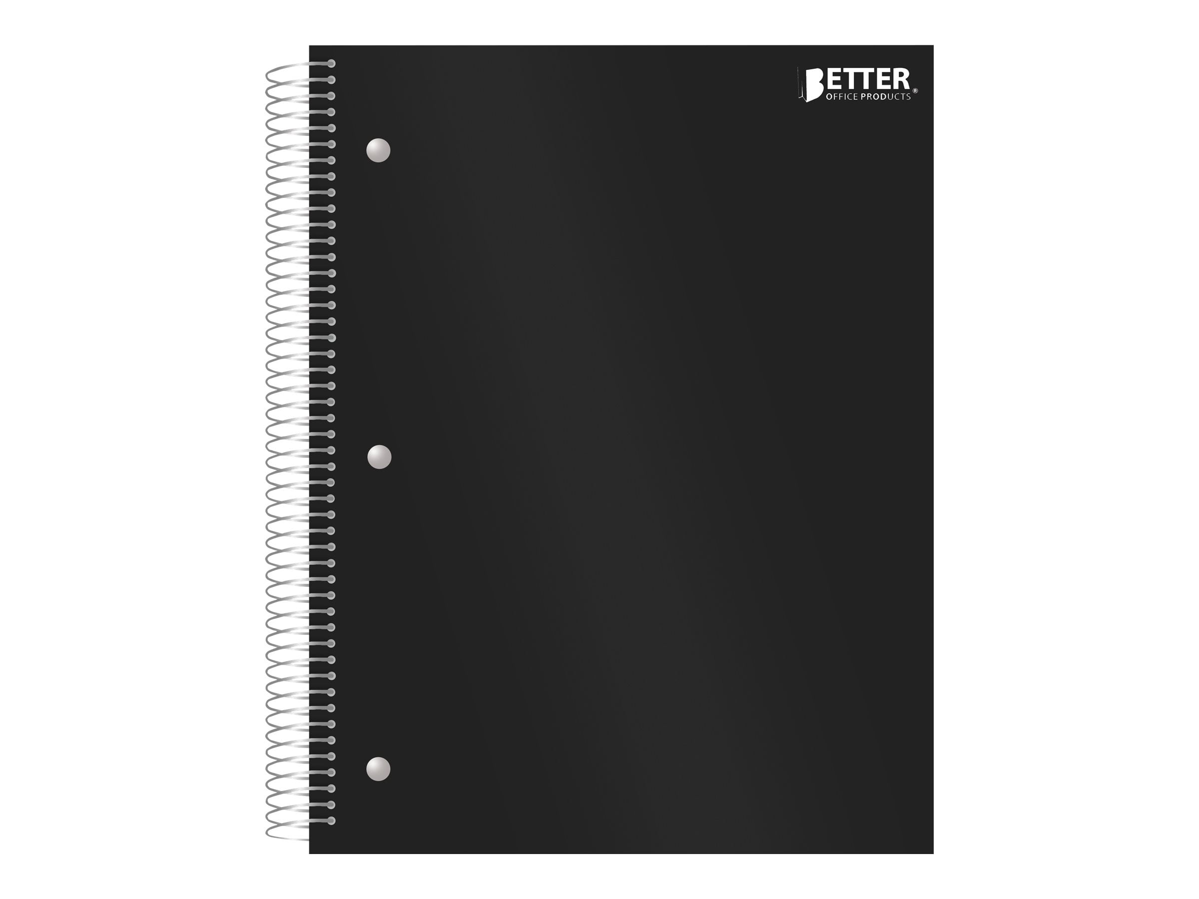 Better Office Products - 5 subject notebook - spiral-bound - - 200 ...