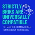 Strictly Briks 4 Pack Classic Baseplates 10x10 in, Stackable Building ...