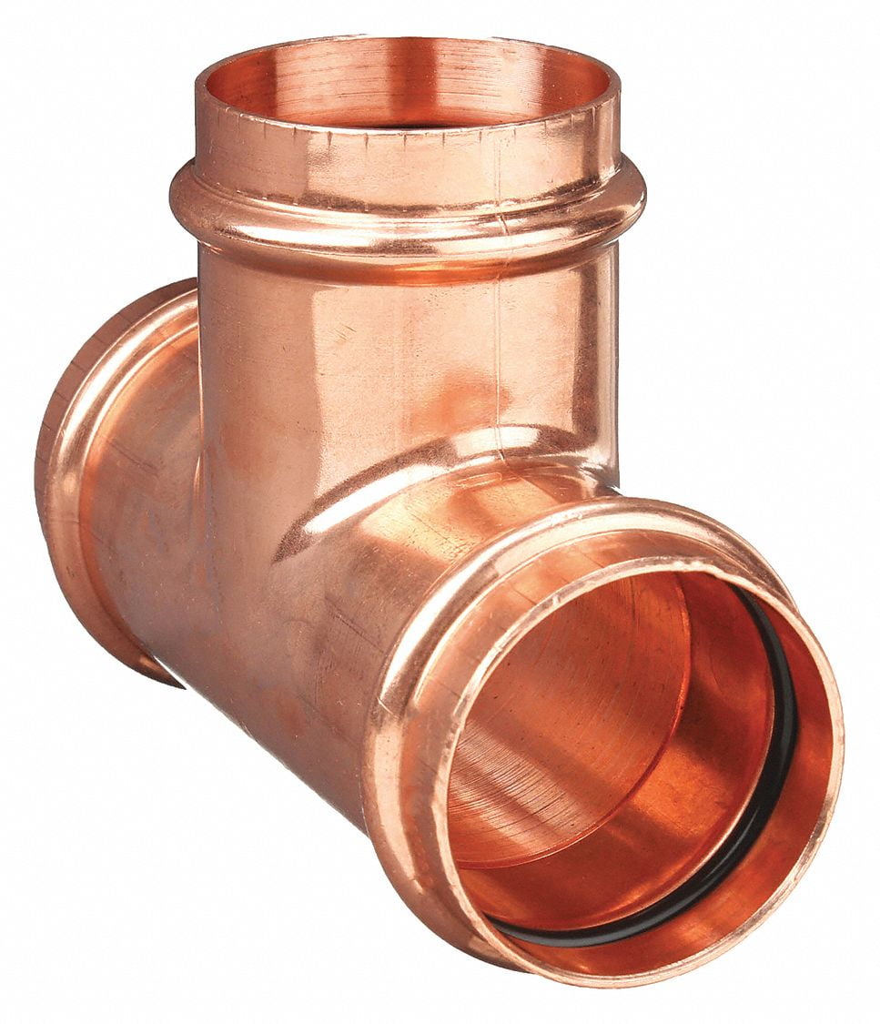 Viega 77387 Propress 3/4" Copper Tee - Triple Press Connection - Smart ...