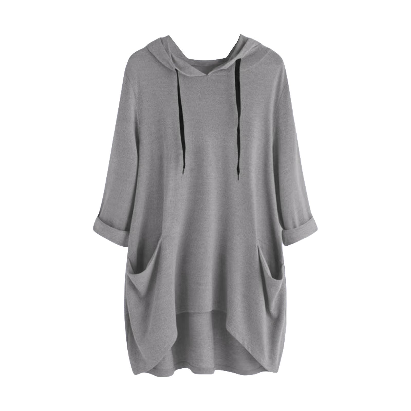 Click here for Timegard Hoodies For Women Plus Size Long Sleeve D... prices