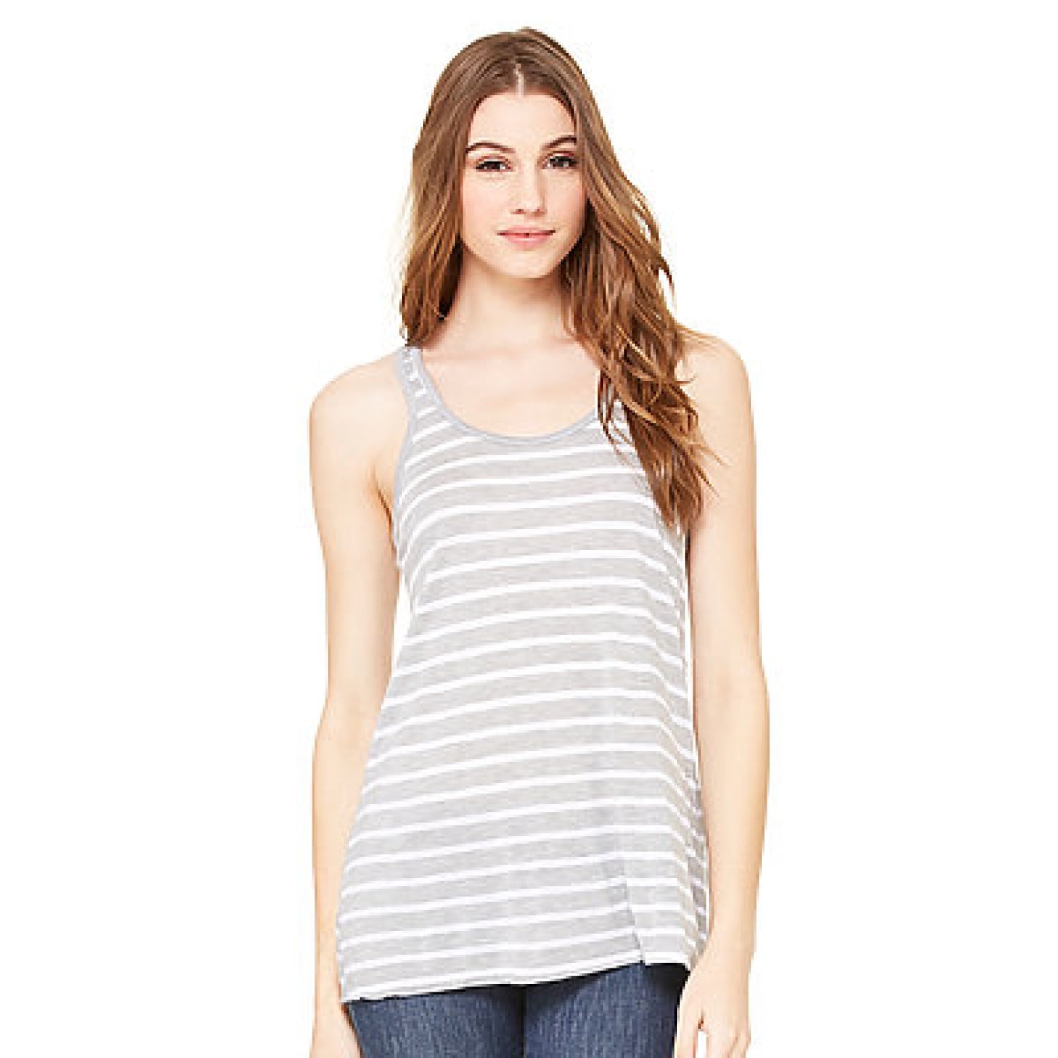 Bella + Canvas Women's Flowy Racerback Tank B8800 - Walmart.com