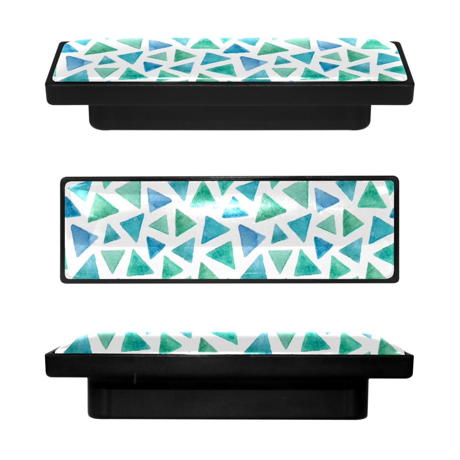 4 Pcs Rectangle Cabinet Handle Cupboard Knob Drawer Pulls Handle ...