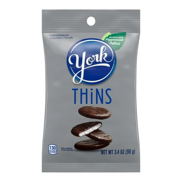 York Minis Dark Chocolate Peppermint Patties Candy, 8 Oz. - Walmart.com