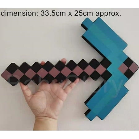 Gprince Minecraft EVA Foam Diamond Pickaxe Gun Ax Hamaxe Swords Game ...