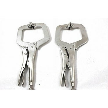 Irwin IRHT82586 11SP Vise-Grip 11" C-Clamp Locking Pliers with Swivel ...