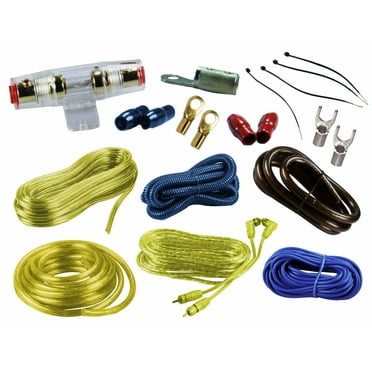 Soundstream WK-40X 4 Gauge Amplifier Installation Kit w/ 100A MANL Fuse - Walmart.com