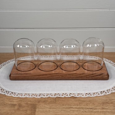 Large Acrylic Plastic Dome Display Case with Clear Base, 7-1/2-inch ...