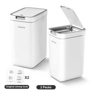 unbranded 2 Pcs Kitchen Trash Can Mini Countertop Bins Trashcan with ...