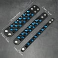 3 Piece/set Adjustable Gothic Hand Bracelets Punk Charm Square Rivets ...