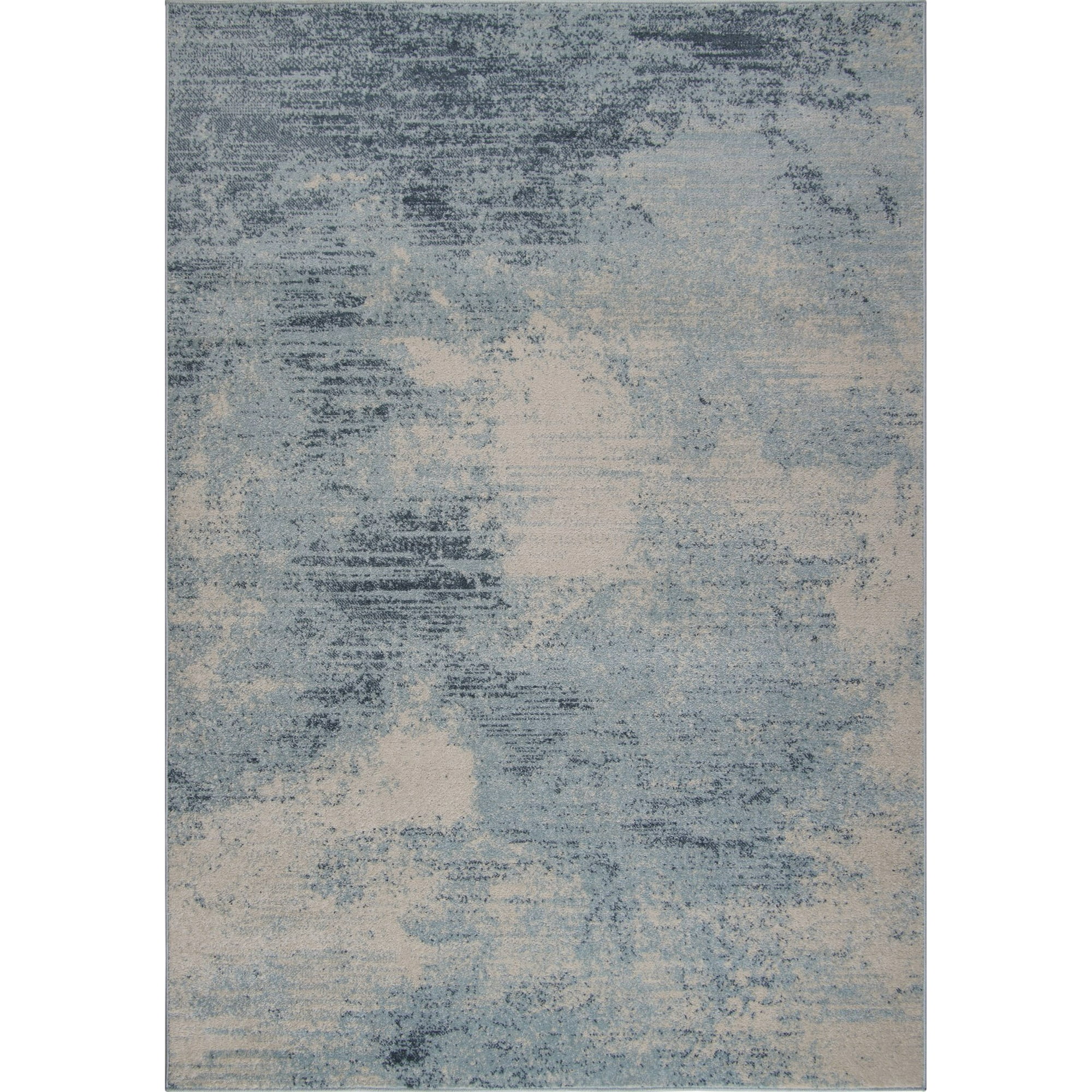 Click here for Ladole Rugs Unique Blue Ivory Rustic Area Rug 2x5... prices