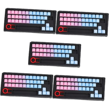 Veeki 5 Sets Keycap Keyboard Supply Chic Keyboard Key Caps Keyboard ...