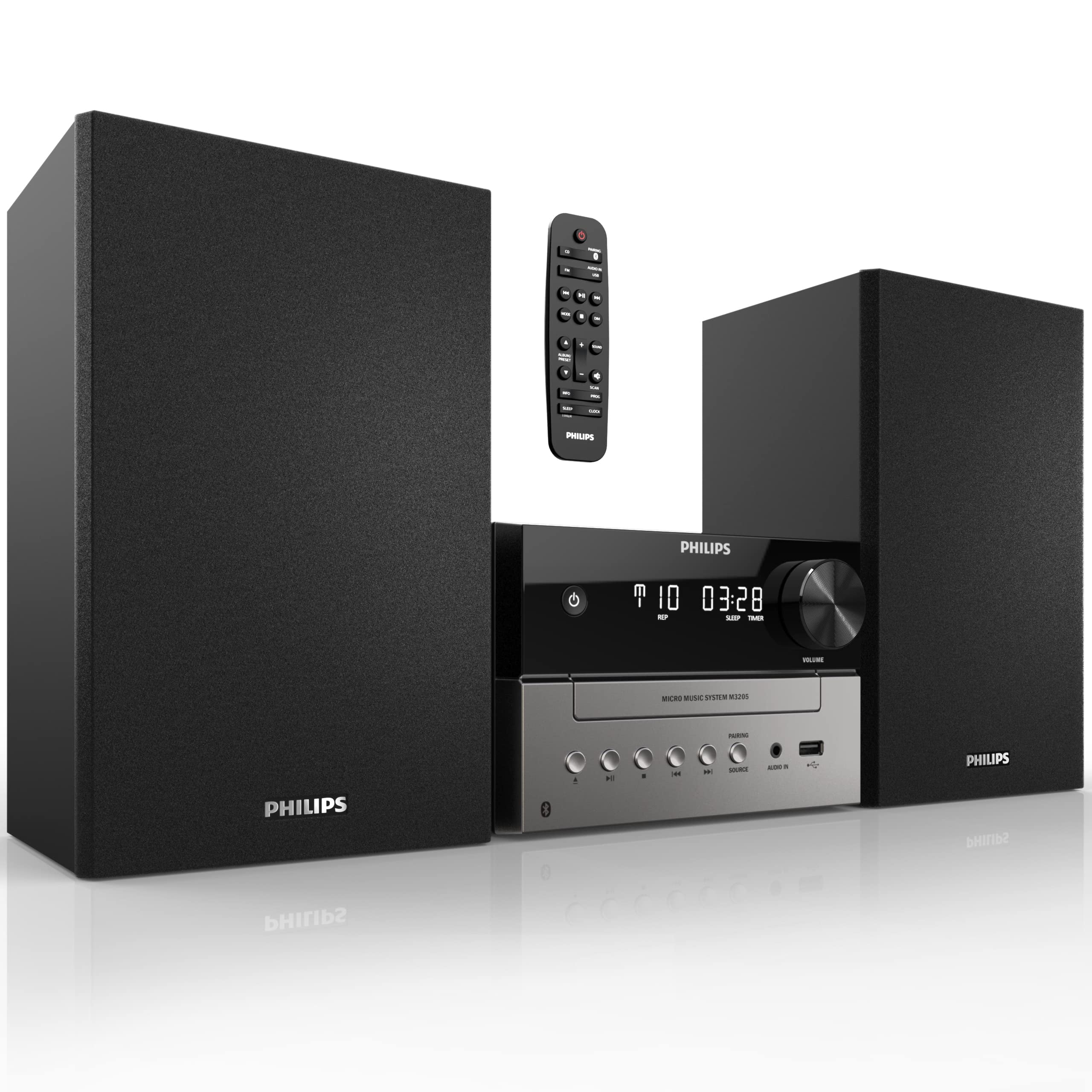 Reproductor de CD y sistema estéreo Philips Compact Radio Player ...