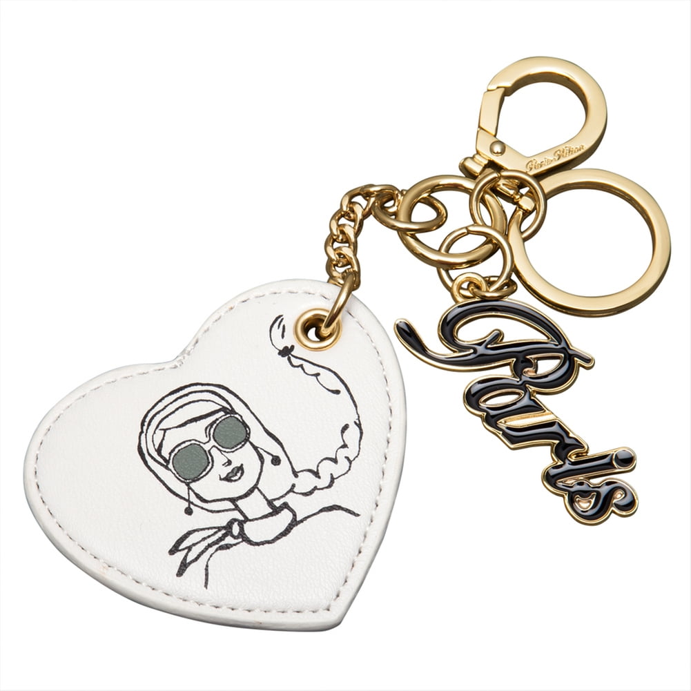 Paris Hilton Handbags - Signature Black & White Keychain - Walmart.com