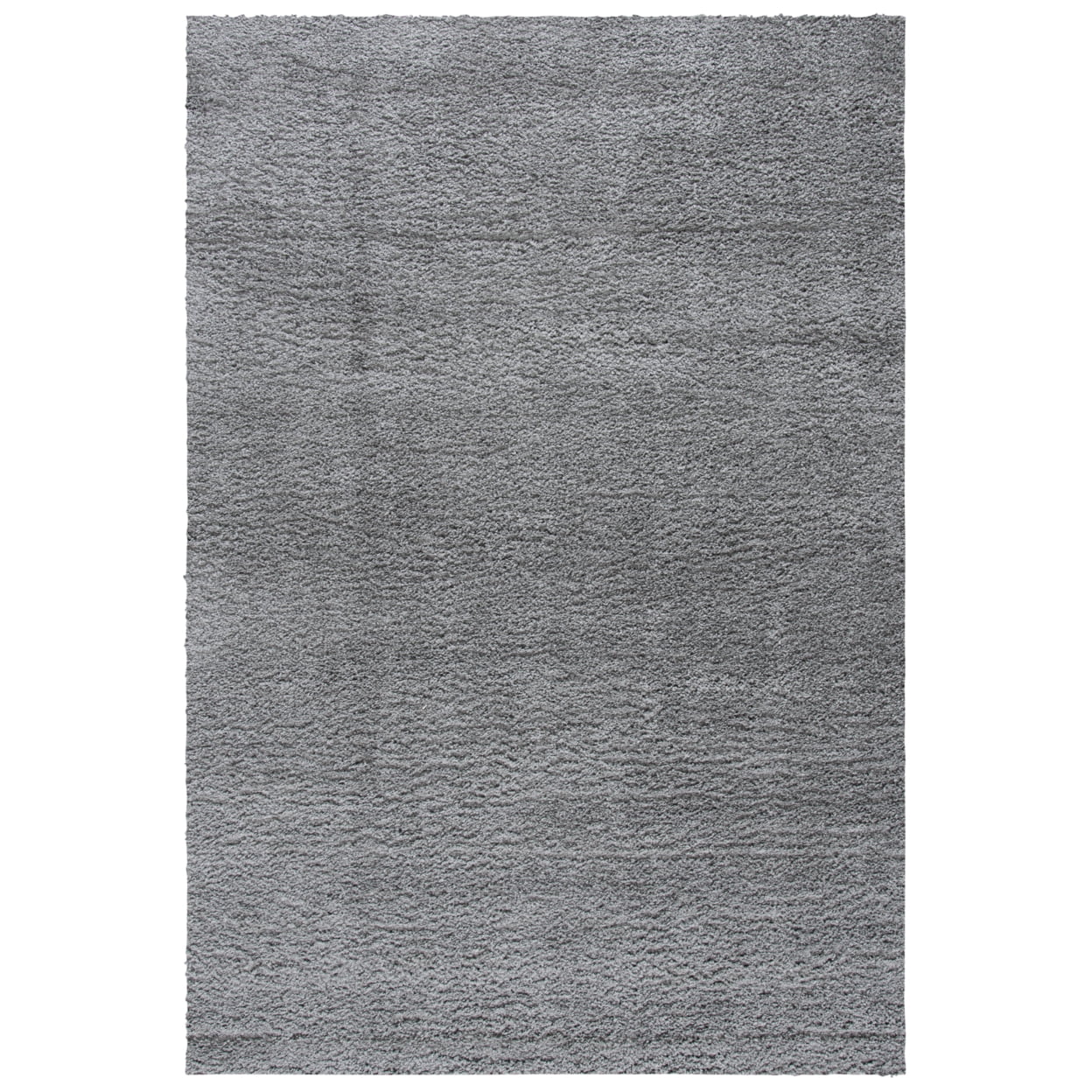 SAFAVIEH August Arvel Solid Plush Shag Area Rug, Grey, 5'3" x 7'7 ...