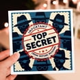 3drose, Top Secret Stamp and Spies Around. Funny Sarcastic Art Gift ...