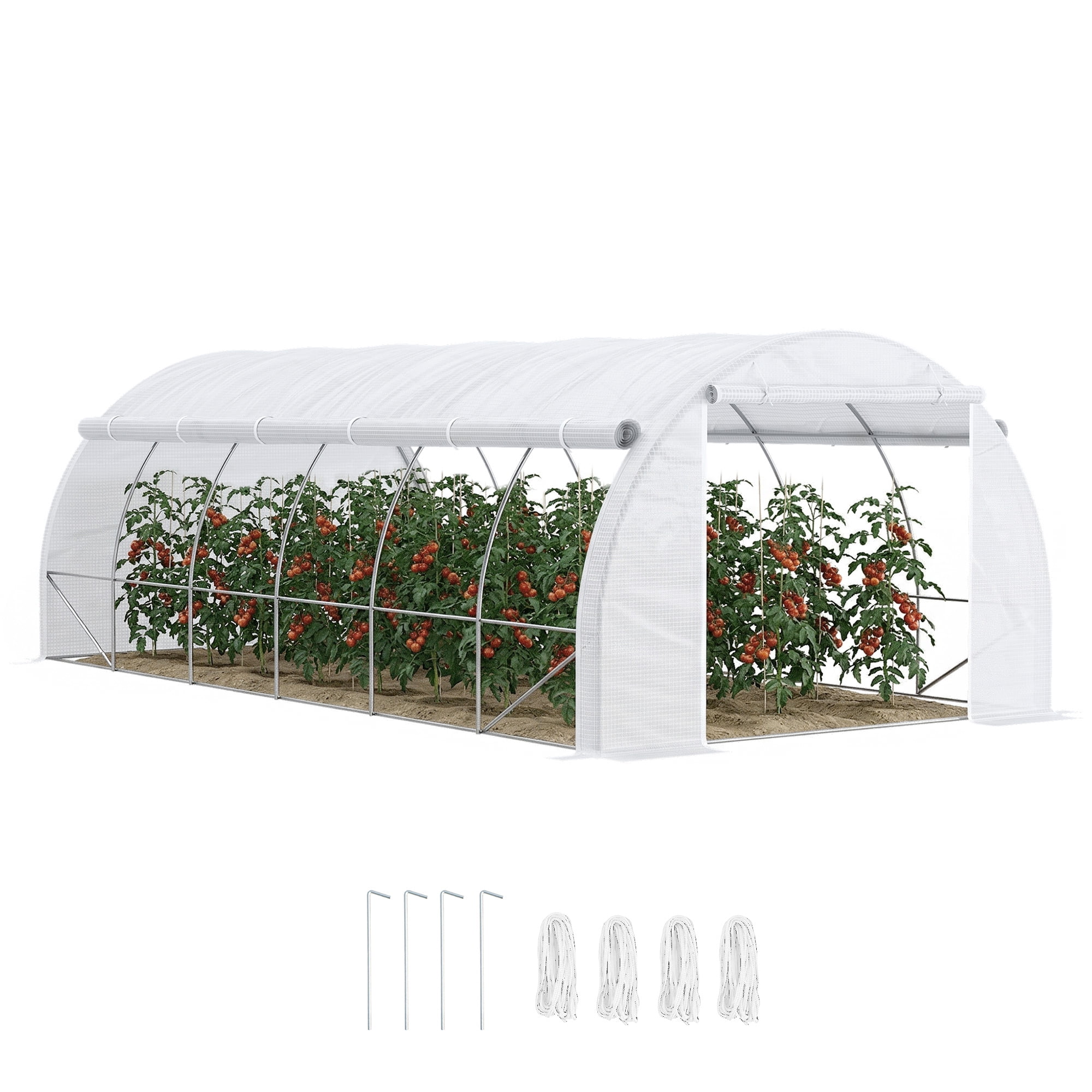 Click here for Outsunny Large Walk-In Greenhouse  20x10x6 Tunnel... prices