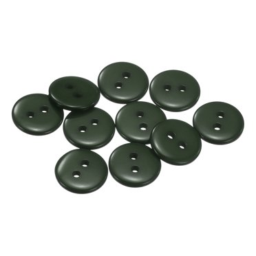 Uxcell 10pcs Sewing Button 1"(25mm) 2 Holes Resin Round Craft ...