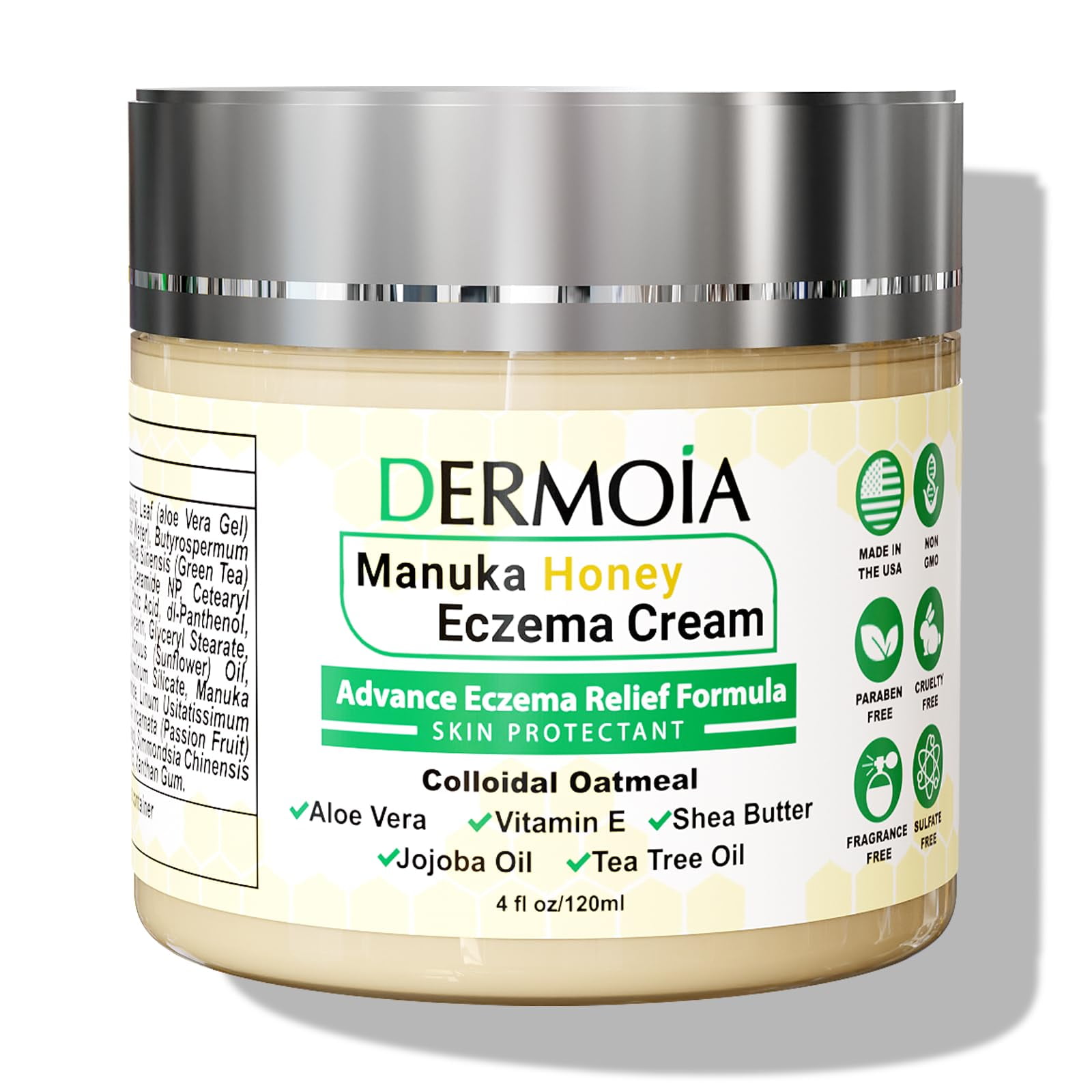 DERMOIA Manuka Honey Cream - Eczema Cream for Adults & Kids ...