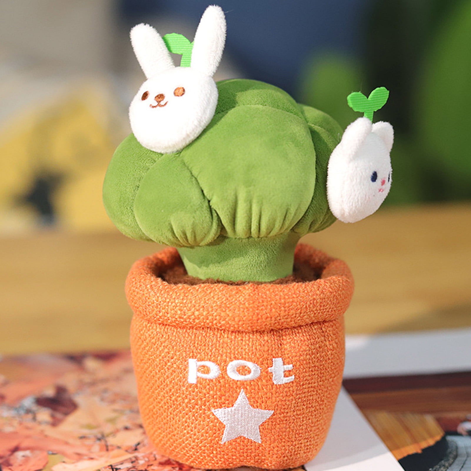 huanledash Succulent Plush Doll Vivid Highly Elastic Super Soft Cartoon ...