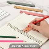 Mr. Pen- Ruler, 6 Inch, 6 Pack, Vintage Colors, Rulers for All Ages ...