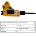 MachPro Mini Excavator Attachments Hydraulic Hammer Breaker Kit – High ...
