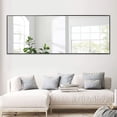 NeuType 16" x 59" Black Floor Mirror - Walmart.com