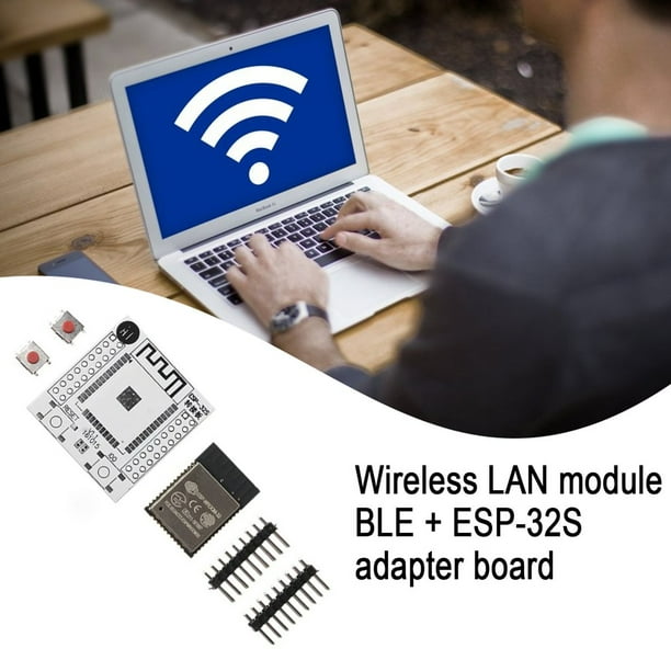 Practical ESP-WROOM-32 Wifi IoT Wlan BLE Module + ESP-32S ESP32 Adapter Board 2.54mm Pitch ESP ...