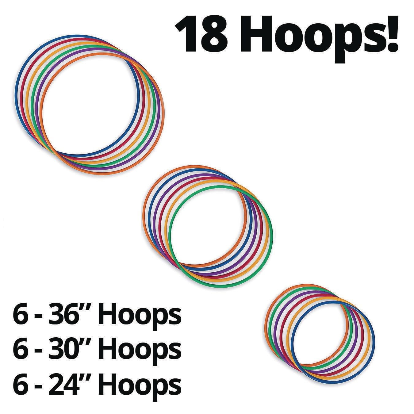 S&S Worldwide No-Knott Hoops Easy Pack. Heavy Duty, Institutional ...