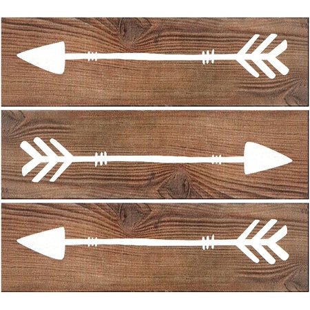 3 Pieces Rustic Wooden Arrows Signs Farmhouse Wall Decor Wooden Arrow ...
