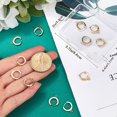 14Pcs Brass Hoop Earrings with Loops Real 18K Gold Plated 20 Gauge ...