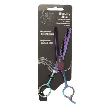 6" PROFESSIONAL 3 RING RAINBOW TITANIUM COATED BARBER STYLING SCISSORS ...