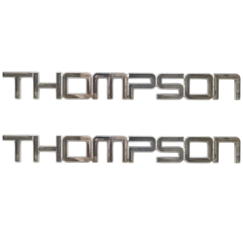 Thompson Boat Logo Decal Sticker | Raised (Pair) - Walmart.com