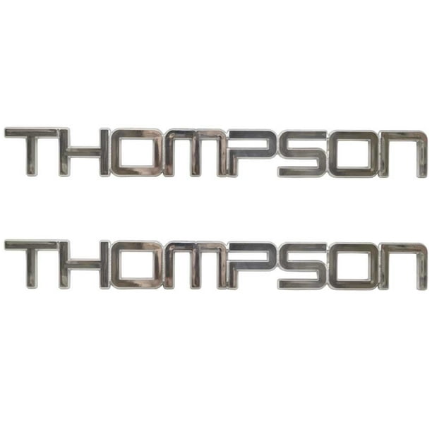Thompson Boat Logo Decal Sticker | Raised (Pair) - Walmart.com