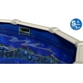SmartLine 15' Round Antilles Dolphin Overlap Above Ground Swimming Pool ...