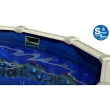 SmartLine 15' Round Antilles Dolphin Overlap Swimming Pool Liner 48"/52 ...