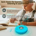 TTTYBA-Portable CD Player with Bluetooth, Dual Speakers Mini Boombox ...